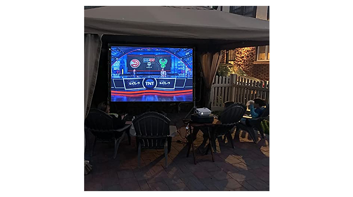 Portable 100-Inch 4K HD Projector Screen with Stand | Lejiada