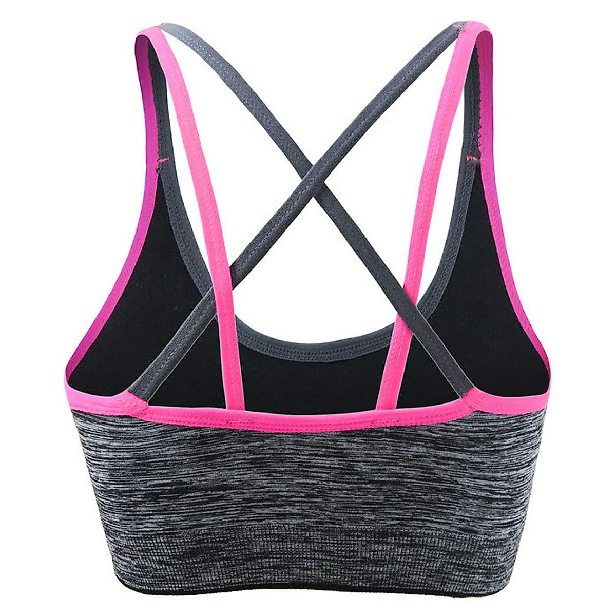 Bra for Women,JFLYOU Ladies Removable Padded Sports Bras Lingerie Support Workout Yoga Bra(Hot Pink,XX-Large)