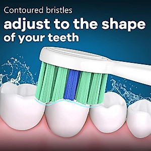 Toptheway Toothbrush Replacement Heads Compatible with Philips Sonicare ProtectiveClean DiamondClean C2 C1 G2 W 4100 5100 HX9023 Plaque Control, 10 Pack