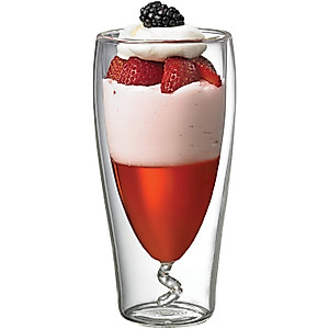 Starfrit 080052-006-0000 13 oz Double-Wall Thermo Borosilicate Verrine Glass, Clear