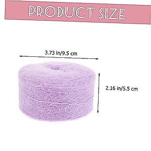 TEHAUX Yarn Knitting for Scarf Knitting Thread Crochet Thread DIY Crochet Yarn Thick Yarn Knitting Supplies Yarn for Crafts Simple Yarn Soft Hair Row Crochet Supplies Ball of Yarn Wool