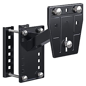 Tnyeobae Trailer Spare Tire Mount - Powder Coat Steel Black Spare Tire Mount Bracket for Trailer Boat or Rv, Fits 4 & 5 & 6 Lugs Wheels Max Loading Capacity 120 LBS (GY-STC0002)