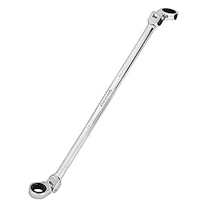 DURATECH 12 * 13mm Extra Long Flex-Head Ratcheting Wrench, Metric, CR-V Steel