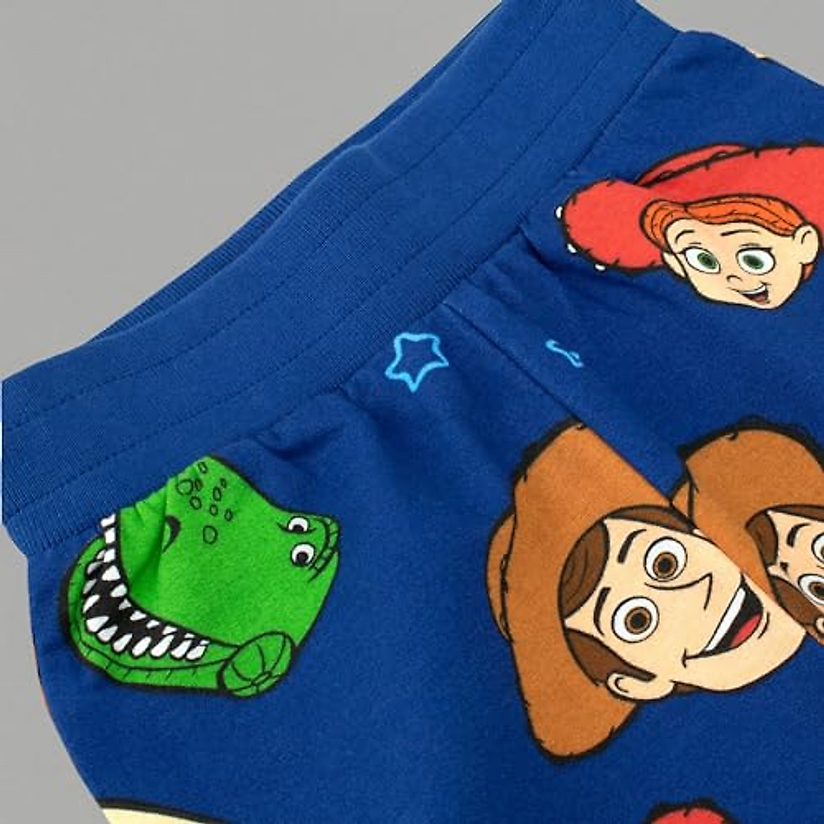 Disney Toy Story Outfit | Boys Sweatshirt and Joggers Co Ord Set | Woody And Buzz Tracksuit For Children | Blue | 3T