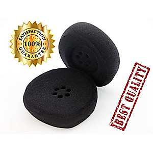 Premium Earpads Sponge Foam Ear Cushion Repair Parts for Plantronics SupraPlus CS351 CS351N CS361N CS510 CS520 W710 W720 WO300 WO350 71781-01 Wireless Headset (1 Pair)