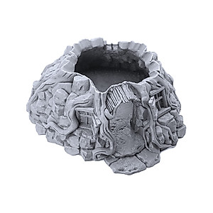Witch's Hovel DND Terrain Compatible with Dungeons and Dragons, 28mm Miniature Wargaming, Tabletop RPGs, Wargame Scenery