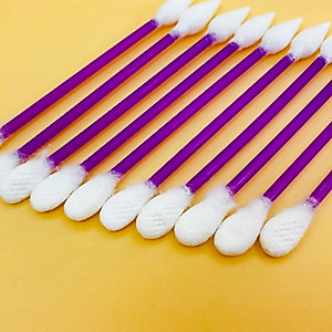 900pcs CGR Precision Cotton Swabs with Pointed and Flattened Tip Cosmetic Makeup Applicator(3x300pcs in bags)
