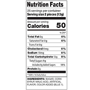 Dum Dums Lollipops Cotton Candy Flavor 1-50 Ct Bag