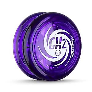 MAGICYOYO Looping GHZ Responsive Yoyo for Kids, 2A Starter Yoyo for Beginner, Easy to Play Basic String Tricks, with 6 Replacement Strings, Yo-Yo Glove, Bag (Purple)