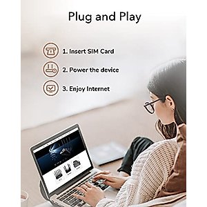 Cudy New 4G LTE Cat 6 WiFi Router, Qualcomm Chipset, LTE Modem Router, Dual SIM 4G Cellular Router, AC1200 Dual Band WiFi, 4 Gigabit Ports, OpenVPN, WireGuard, Band Lock, TTL, at Command