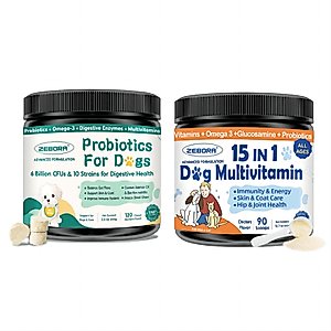 Probiotics for Dogs Digestive Health with Dog Multivitamin Powder