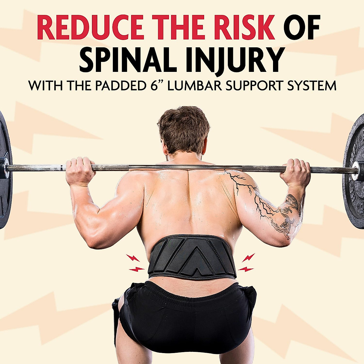 DMoose gym belt for men weight lifting. Weight Belt Gym squat Weightlifting Powerlifting Workout Heavy Duty Training Strength Training Equipment - Green XSmall