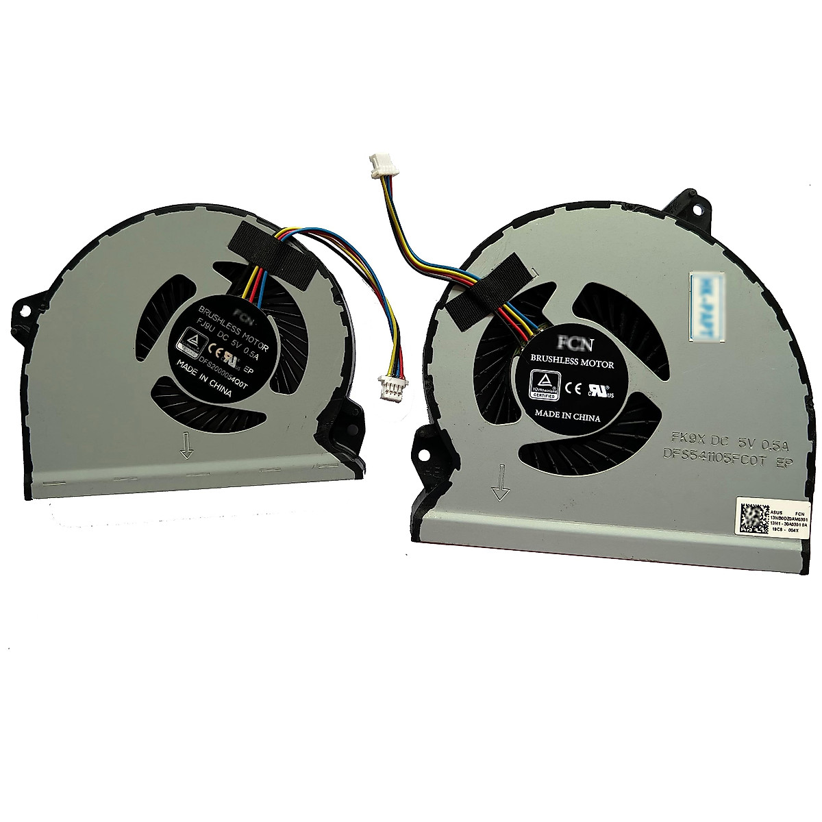 Fan for ASUS ROG Strix GL702VMK GL702VML GL702VM GL702VS GL702VSK CPU + Gpu Cooling Fans