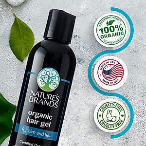 Hair Gel Organic 8 Oz Bottle Made By Herbal Choice Mari