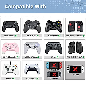 GeekShare Halloween Skull Thumb Grip Caps for Playstation 5 Controller, Thumbsticks Cover Set Compatible with Switch Pro Controller and PS4 PS5 Controller, 2 Pairs / 4 Pcs (Black & Red)