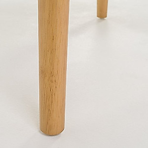 Christopher Knight Home Helen Mid-Century Modern Dining Chairs, 2-Pcs Set, Light Beige