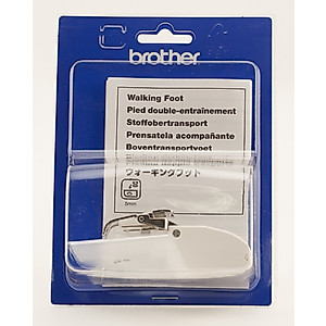 Brother Walking Foot for Quilting and Sewing Multiple Layers, SA107, White