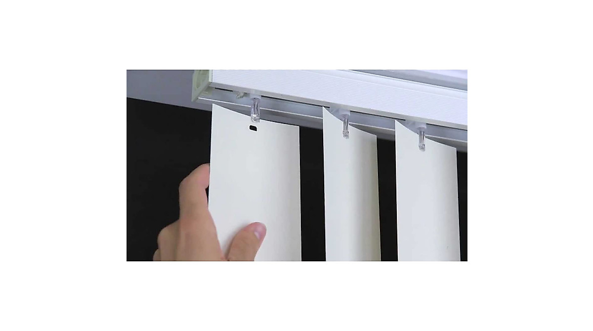 Vertical Blinds Replacement Slats - 34 Pack, Heavy Duty