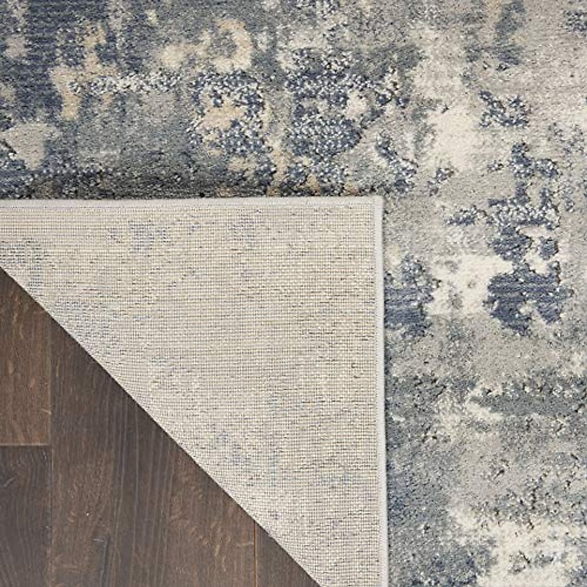 Nourison Concerto Abstract Grey/Beige 5'3" x 7'3" Area -Rug, Easy -Cleaning, Non Shedding, Bed Room, Living Room, Dining Room, Kitchen (5x7)