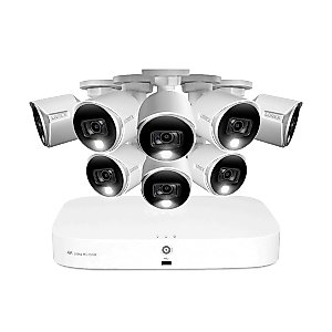 Lorex Fusion 4K Security Camera System w 2TB DVR - 8-Channel Wired Home Security System w 8 Analog Metal Cameras - Smart Motion Detection, Face Recognition, IR Night Vision, Weatherproof Surveillance
