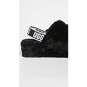 UGG® Women's Fluff Yeah Slide Black 6 M