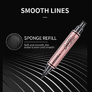 Eyeliner Stamp - Winged Eyeliner Stamp for All Eye Shapes, Easy Cat Eye Stencil Makeup Tool, SmudgeProof & Waterproof Liquid Eye liner Pen, Winged Stamp (10MM, Black)