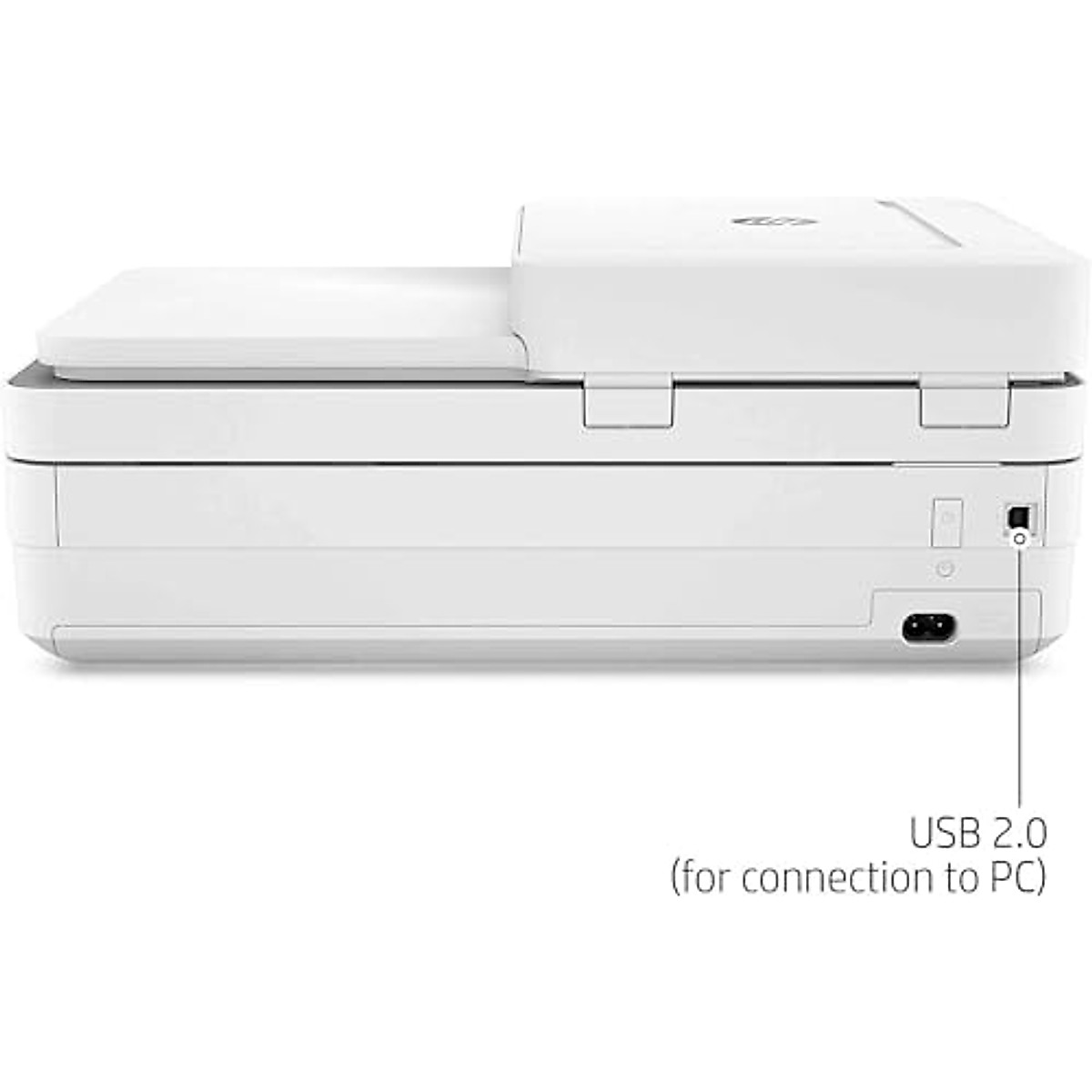 HP Envy 6458e All-in-One Wireless Color Inkjet Printer, Print Copy Scan - 10 ppm, 4800 x 1200 dpi, Auto 2-Sided Printing, 35-Sheet ADF, Dual-Band WiFi, Instant Ink Ready, White (Renewed)
