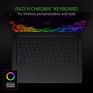 Razer Blade Stealth 13 Ultrabook Laptop: Intel Core i7-8565U 4-Core, NVIDIA GeForce MX150, 13.3" FHD 1080p, 16GB RAM, 256GB SSD, CNC Aluminum, Chroma RGB Lighting, Thunderbolt 3, Black