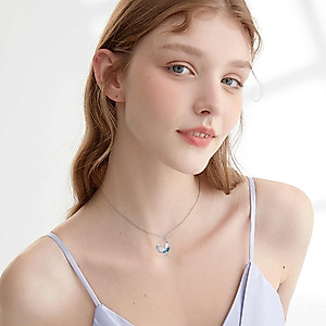 YAFEINI Chicken Necklace 925 Sterling Silver Rooster Pendant Chicken Jewelry for Women…