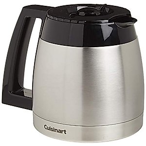 Cuisinart DCG-600RC 10-Cup Replacement Thermal Carafe with Lid, Compatible with Cuisinart Coffeemakers, Stainless Steel