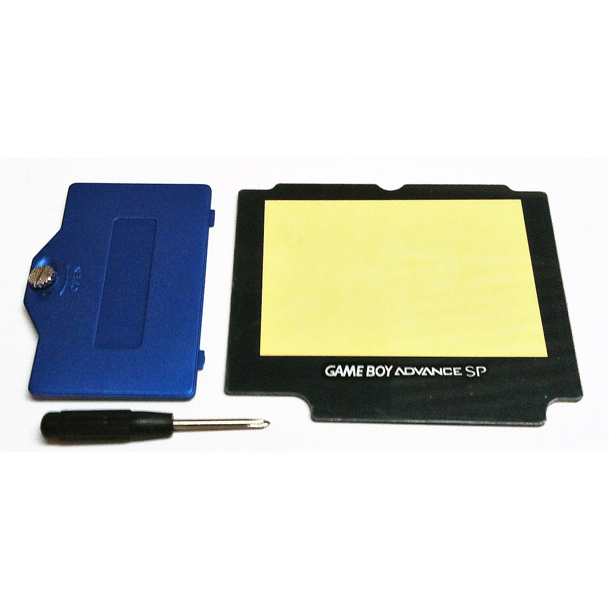 Blue Game Boy Advance SP Replacement Battery Cover + Screen