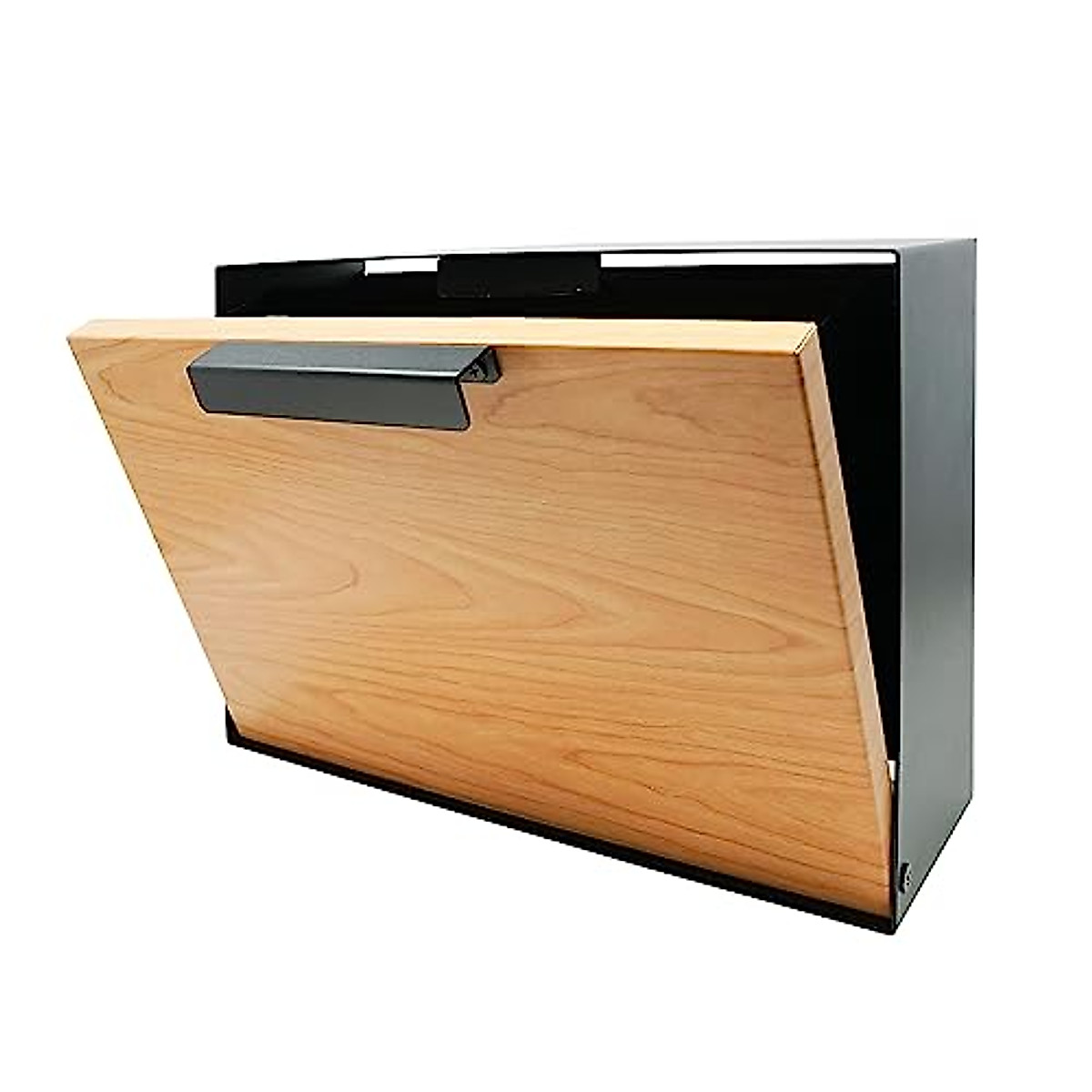 Movo Home Wall Mount Mailbox, Modern Wood Mailbox for House Allen
