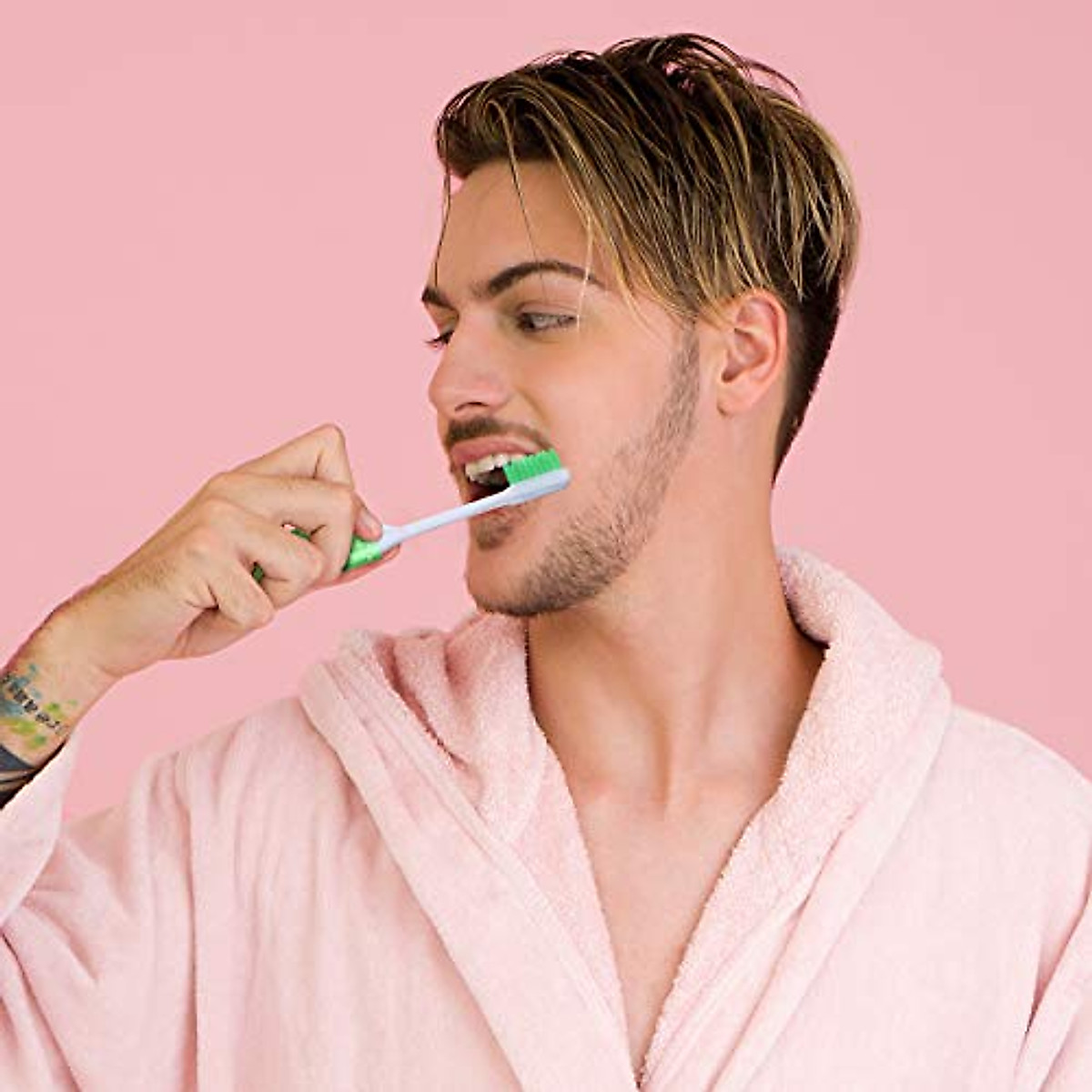 Travel Toothbrush Bulk Folding Toothbrush with Toothbrush Box Soft Potable Travel Size Toothbrush Individually Wrapped Toothbrush for Travel Camping School Home Supplies(4 Pieces)