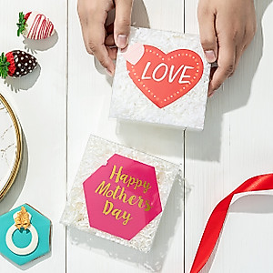 JCXPACK 50PCS Clear Individul Pyo Cookies Boxes 4 3/8" x 4 3/8" x 1 1/5" Small Gift Boxes Mini Dount Boxes Pie Boxes