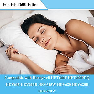 Sinnya 6 Pack Filter T HFT600 Filter Compatible with HFT600 HEV615 HEV615B HEV615W HEV620 HEV620B HEV620W HEV-615 HEV-615B HEV-615W HEV-620 HEV-620B HEV-620W