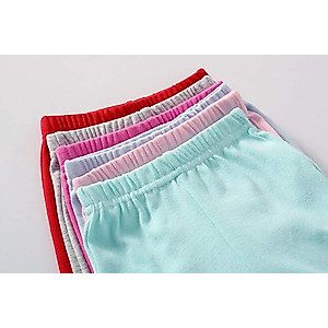 Alsmiley Baby Boy 5-Pack Newborn to Toddler Cartoon Cotton Long Footed Pants Gift Set 9-12 Monthes