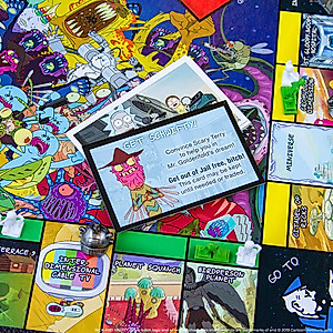 Monopoly Rick and Morty Board Game | Based on the hit Adult Swim series Rick & Morty | Offically Licensed Rick Morty Merchandise | Themed Classic Monopoly Game