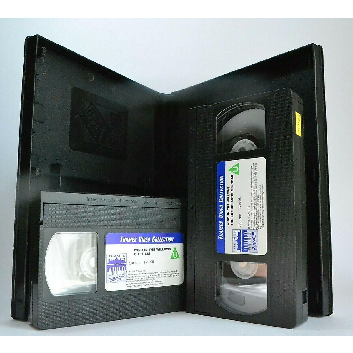 Wind In The Willows: 2x - Enthusiastic Mr. Toad / Oh Toad - Video Collection VHS