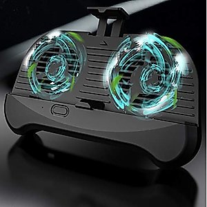 DDEHS Gamepad Mobile Phone Game Controller Handle Cooling Fan Power Desktop Bracket Radiator