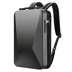 BOPAI Hard Shell Tsa Laptop Backpack for Men Gaming Backpack for 17.3 inch Anti Theft Expansion Backpack Light Slim Black Usb Waterproof 15.6 Rucksack