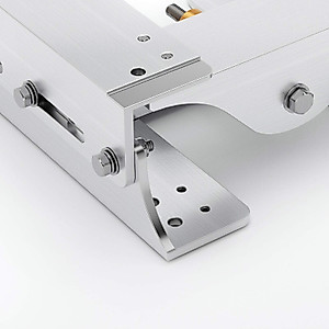 Fiberfly Jack Plate JPL4500 Manual Jack Plate Adjustable 6" Outboard Motor Jack Plate for Boat Steering System