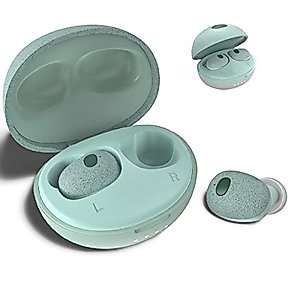 Xmenha True Wireless Noise Cancelling Earbuds Small Smallest Tiny Mini Invisible Earbuds Hidden for Small Ears Invisible Headphones in Ear Hidden Headphones Work