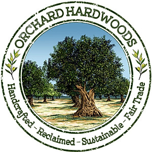 Orchard Hardwoods 10" Rustic Oval Artisan Olive Wood Dough Bowl Bread Basket Boat Shaped - Live bark edge. Natural Server for Fruit, Salads, Chips, Popcorn. In Lg 10" or XL 12". (Large 10x5-6x4)