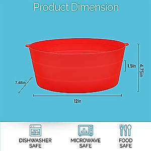 Silicone Slow Cooker Liners Fit Crock-Pot 7-8 Quart Oval Silicone Crockpot Liner,Food-Grade Material,Reusable & Leak proof Dishwasher Safe Cooking Liner for 7 Quart Crock Pot. (BLACK)