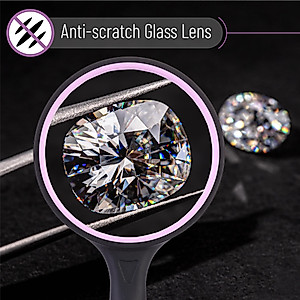 Mr. Pen- Magnifying Glass, 2 Pack, 10X Magnifier, 75mm Glass Lens, Magnifying Glass for Kids and Adults, Handheld Magnifying Glass, Magnifier for Reading, Magnifying Glasses for Close Work