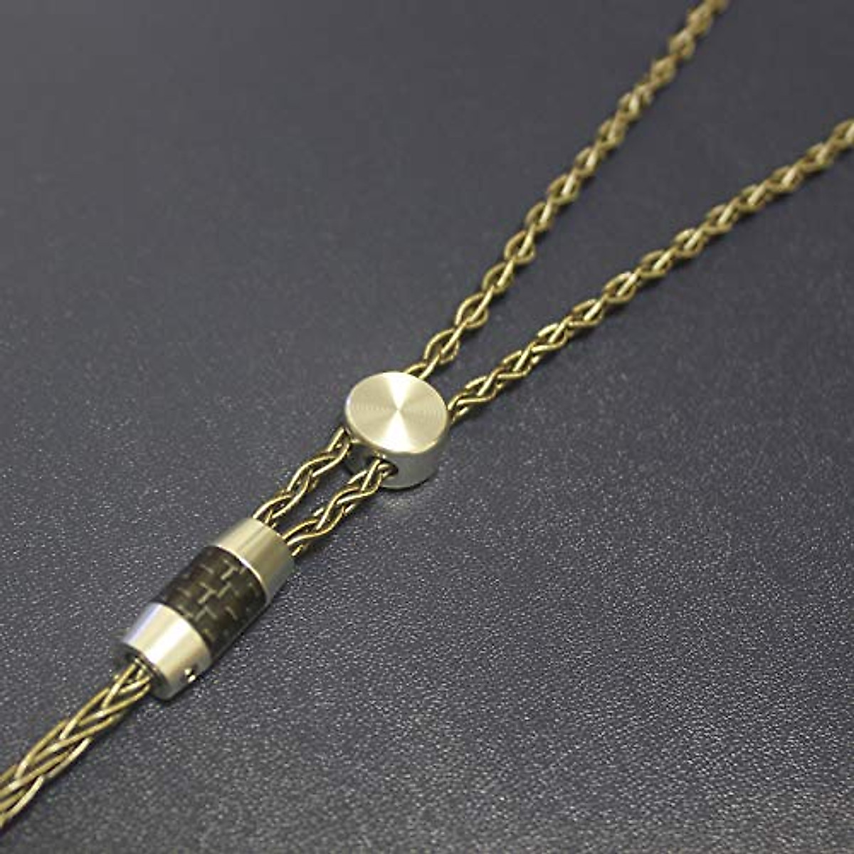 Youkamoo 6.35mm 8 Core Silver Plated Braided Earphone Replacement Upgrade Cable Silver Plated Wire Earphone Cable for ATH-LS50 E40 E50 E70 A2DC