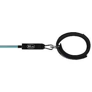 Retrospec Train Resistance Bands Workout Bands w/Handles, Door Anchor, Carry Bag for Women & Men, Undertow, Set (5pc)