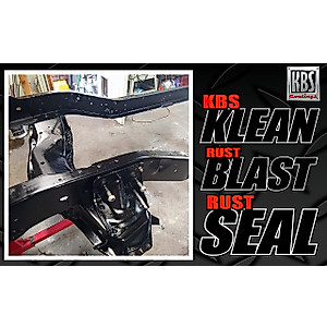 KBS Coatings 4402 Satin Black Rustseal -1 quart, Covers 50 Sq Ft, Proven Rust Prevention