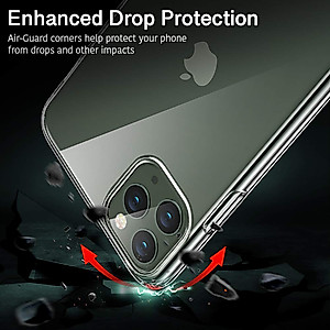 ESR Essential Zero Designed for iPhone 11 Pro Case, Slim Clear Soft TPU, Flexible Silicone Cover for iPhone 11 Pro 5.8-Inch (2019), Clear