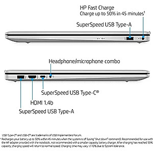 HP 2022 Latest Laptop - 12th Gen Inter Core i7-1255U - 17.3" Diagonal, HD+ (1600 x 900) - Touch - 32GB DDR4-2TB PCIe NVMe SSD - Backlit Keyboard - WiFi 6 - HDMI1.4b - Webcam - Windows 11 Home